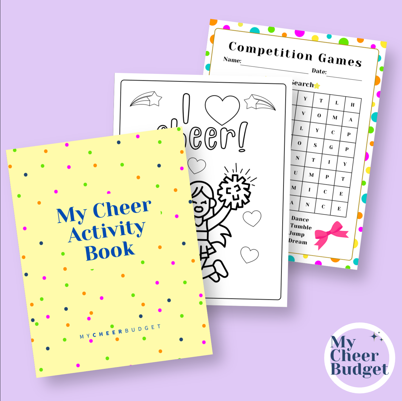 Cheer Activity Book | Digital Download – My Cheer Budget
